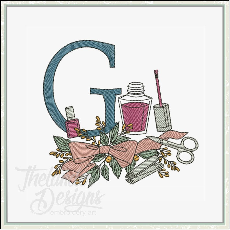 G Manicure Letter T2022 – Thelander Designs
