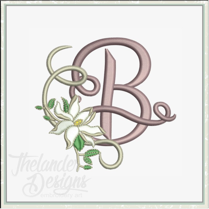 B MAGNOLIA Letter T2023 – Thelander Designs
