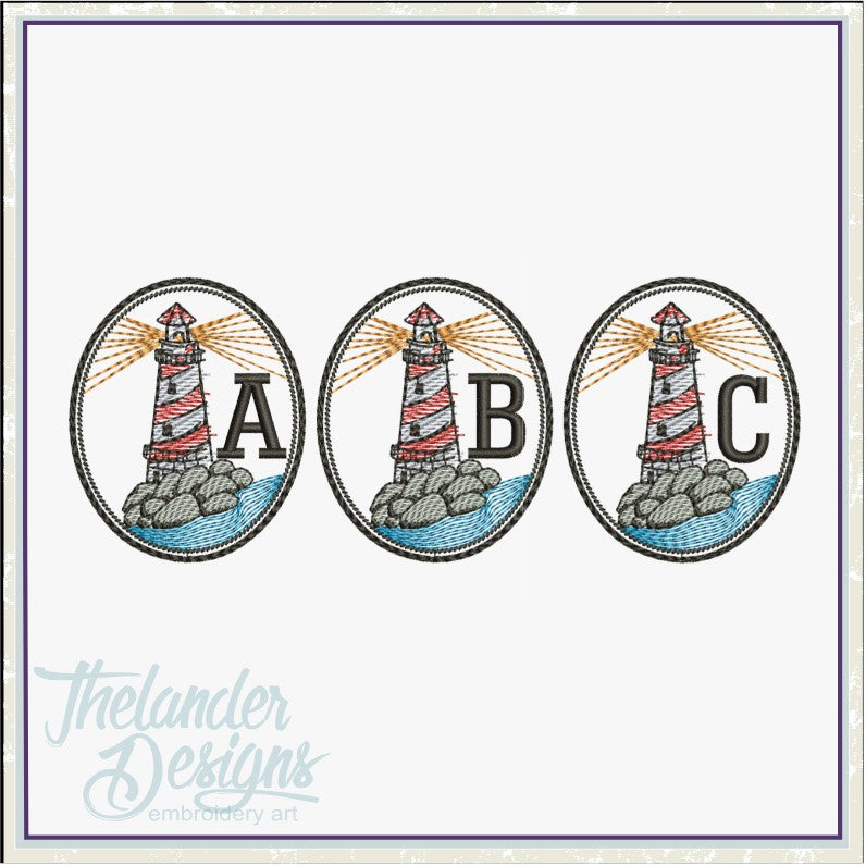 T1939 Lighthouse 5 inch Letters – Thelander Designs