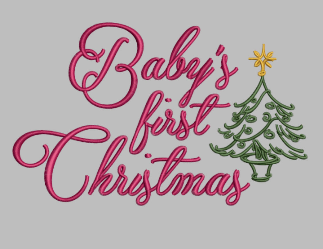 GG1605 Baby First Christmas – Thelander Designs