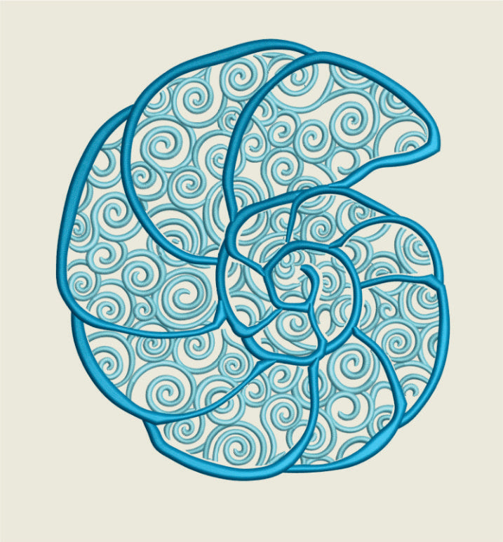 GG1698 Swirly Shell – Thelander Designs