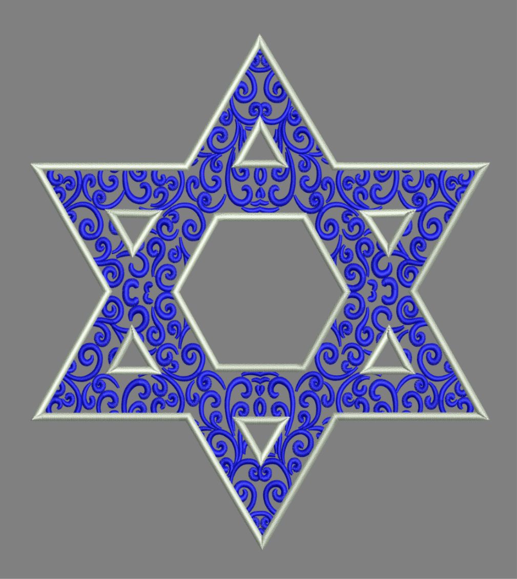 GG1893 Star of David – Thelander Designs