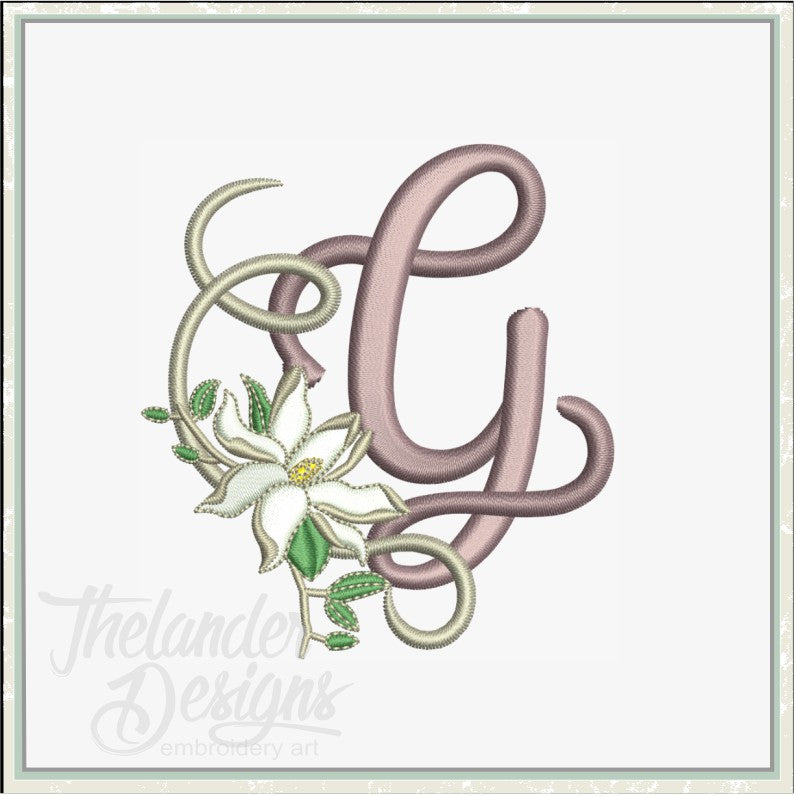 G MAGNOLIA Letter T2023 – Thelander Designs