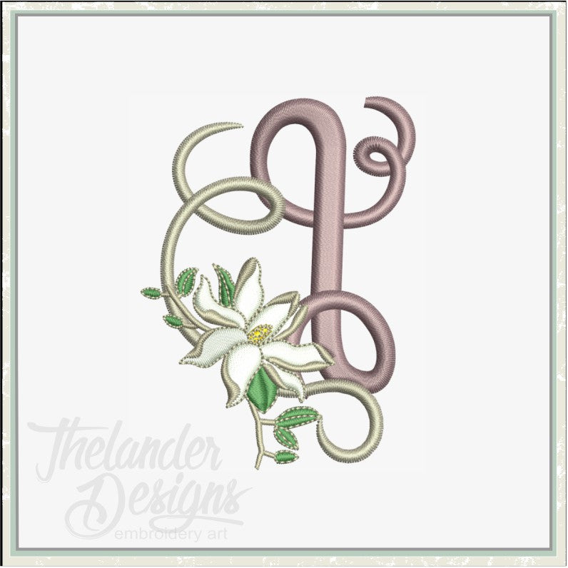 I MAGNOLIA Letter T2023 – Thelander Designs