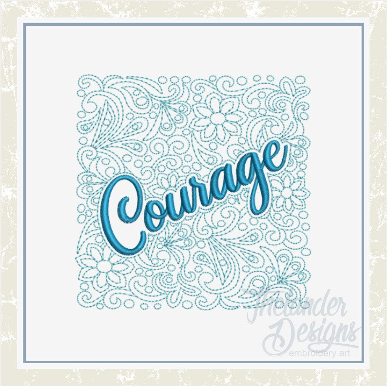 T1441 Courage Quilt Block – Thelander Designs