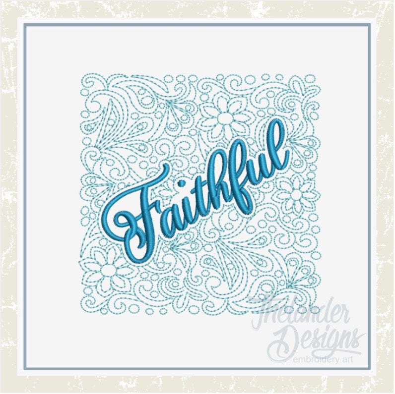 T1462 Faithful Quilt Block – Thelander Designs