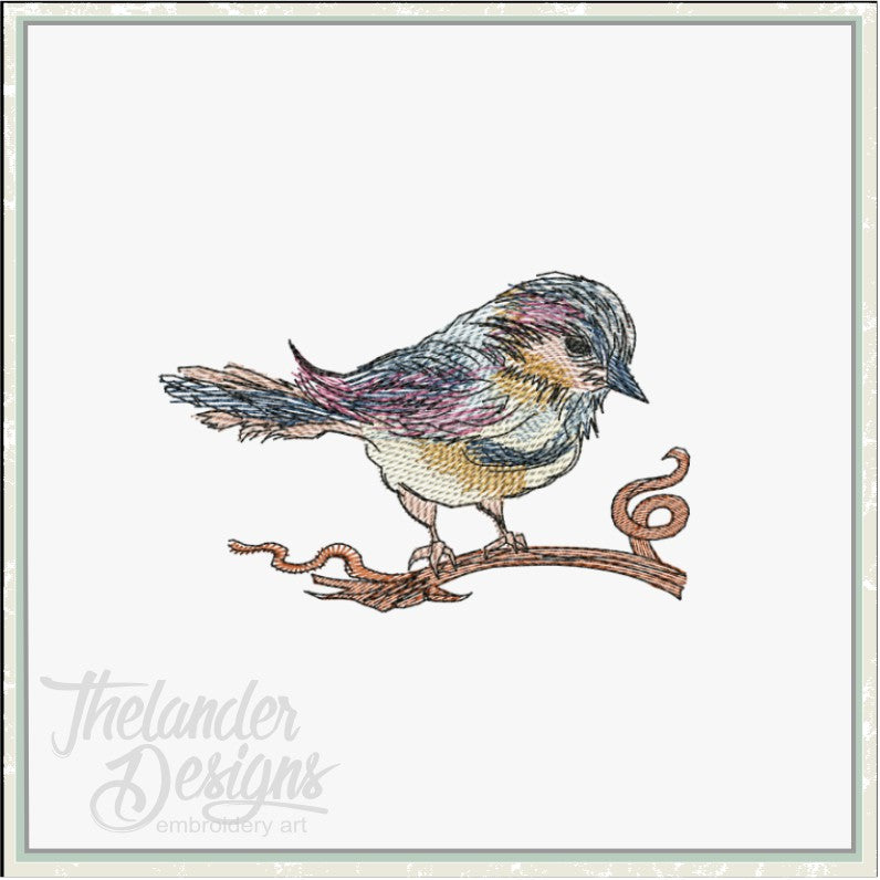 T2017 Scribble Bird – Thelander Designs