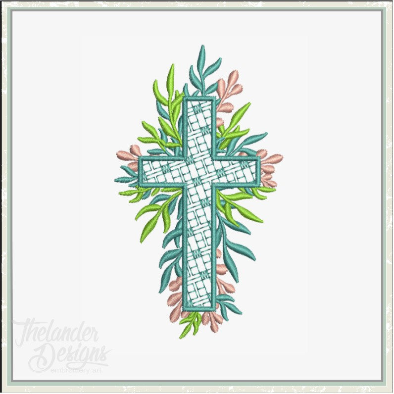 T2021 Greenery Cross – Thelander Designs