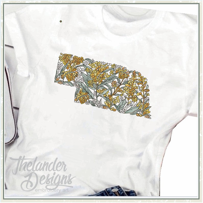 T2051 Nebraska Goldenrod – Thelander Designs