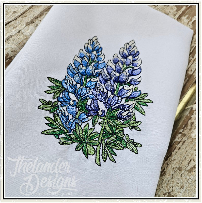 T2061 Bluebonnet Sketch – Thelander Designs
