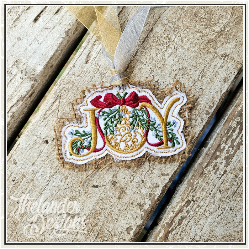 T2069 Joy Ornament – Thelander Designs