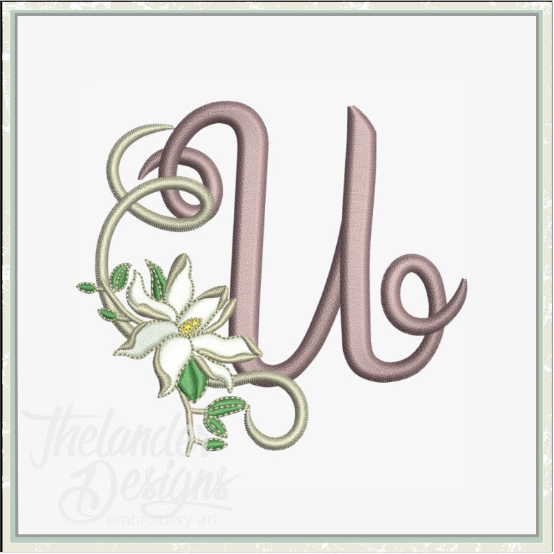 U MAGNOLIA Letter T2023 – Thelander Designs