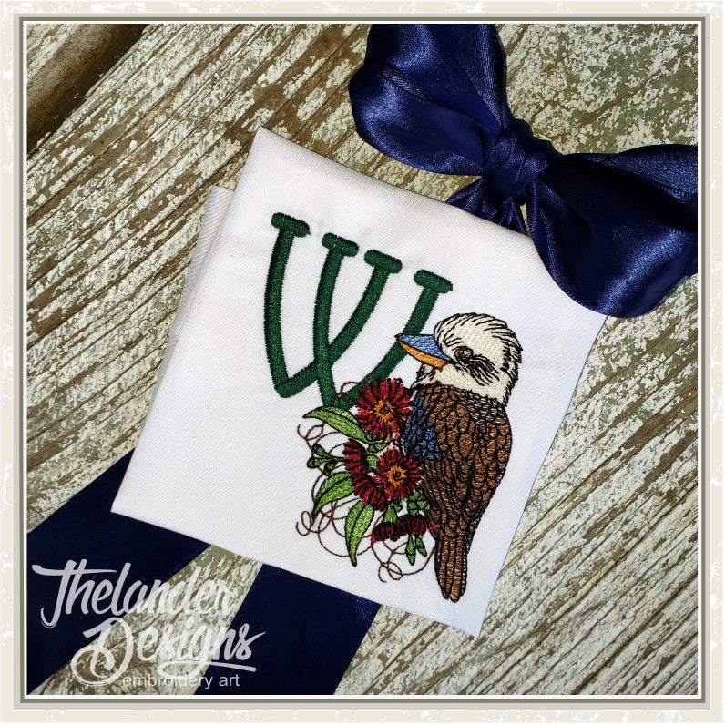 BX format 4 inch Kookaburra Letters T1905 – Thelander Designs