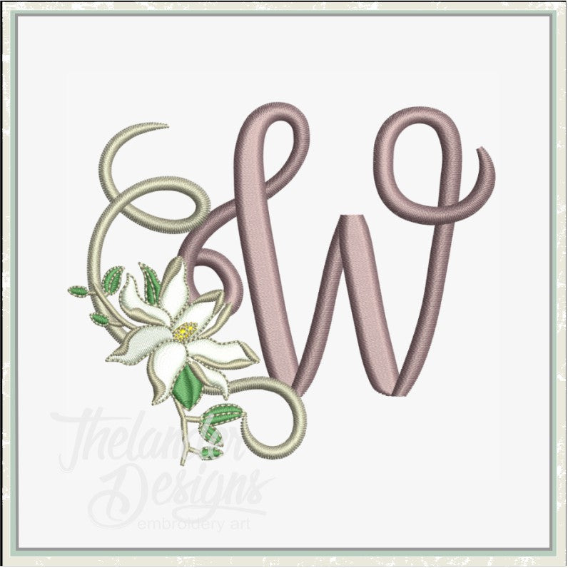 W MAGNOLIA Letter T2023 – Thelander Designs
