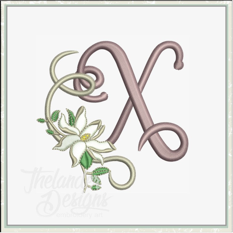 X MAGNOLIA Letter T2023 – Thelander Designs