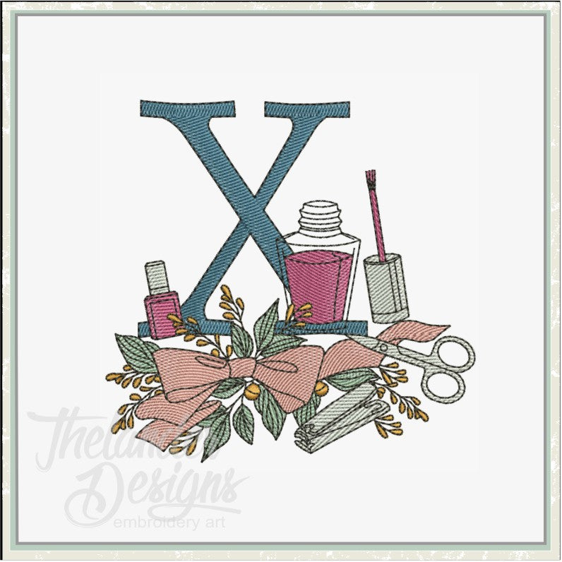 X Manicure Letter T2022 – Thelander Designs