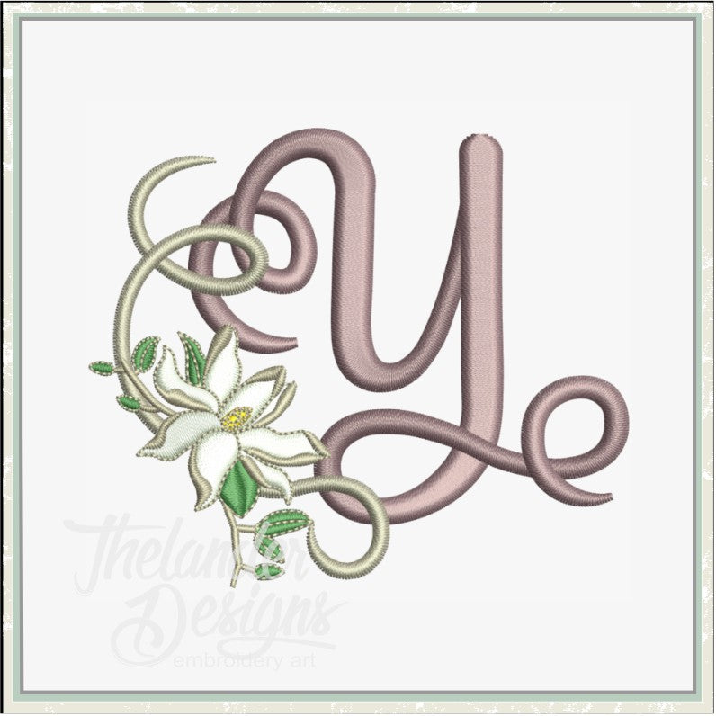 Y MAGNOLIA Letter T2023 – Thelander Designs