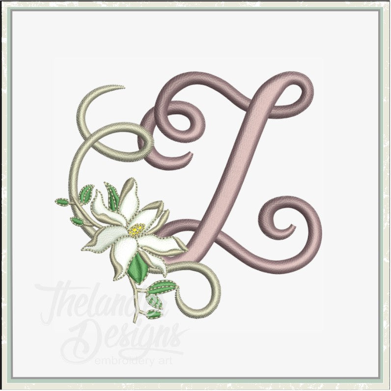 Z MAGNOLIA Letter T2023 – Thelander Designs