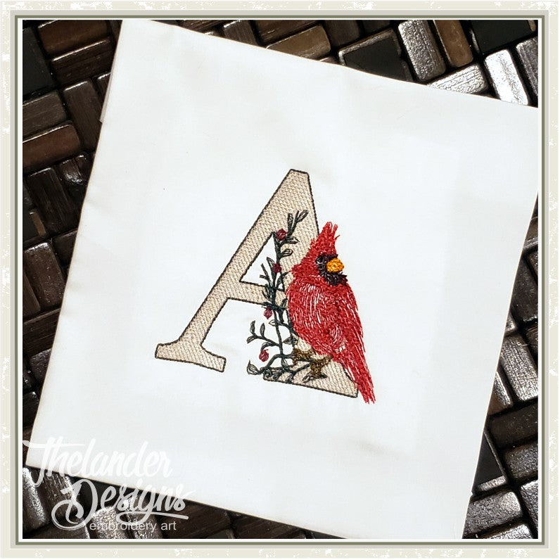 L Cardinal Letter T1898 – Thelander Designs