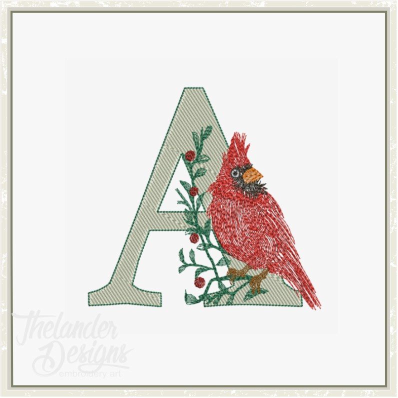 A Cardinal Letter T1898 – Thelander Designs