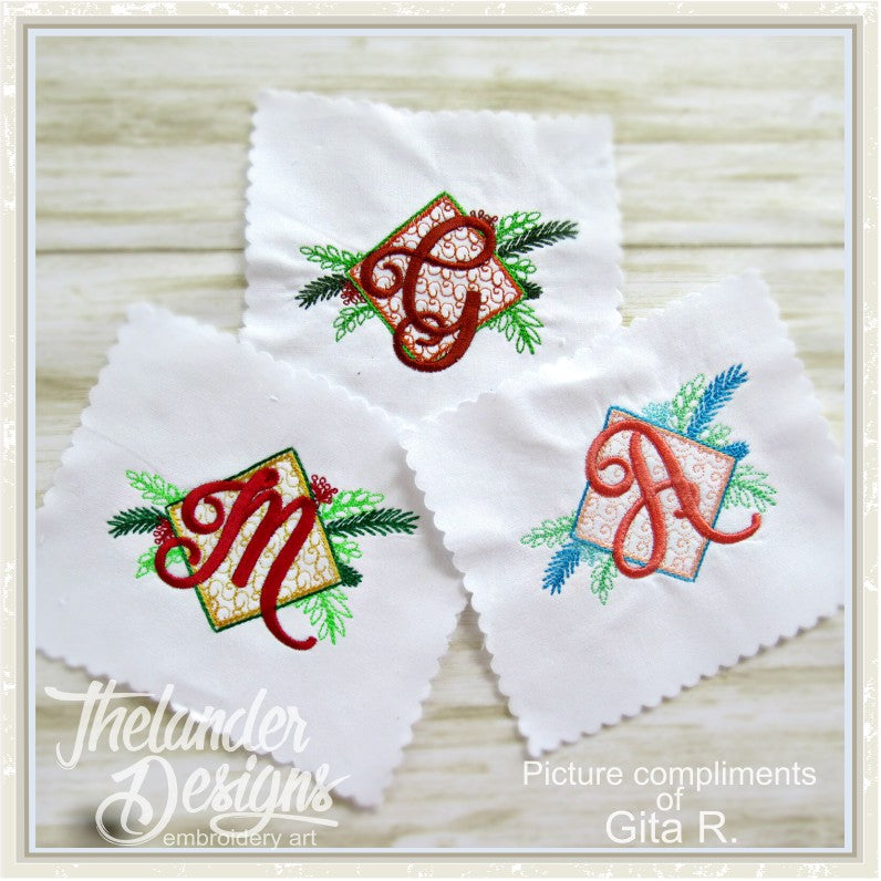 3x3 Diamond A-Z Letters T1872 – Thelander Designs