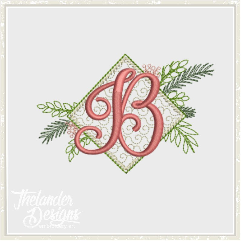 B Diamond Letter T1870 – Thelander Designs