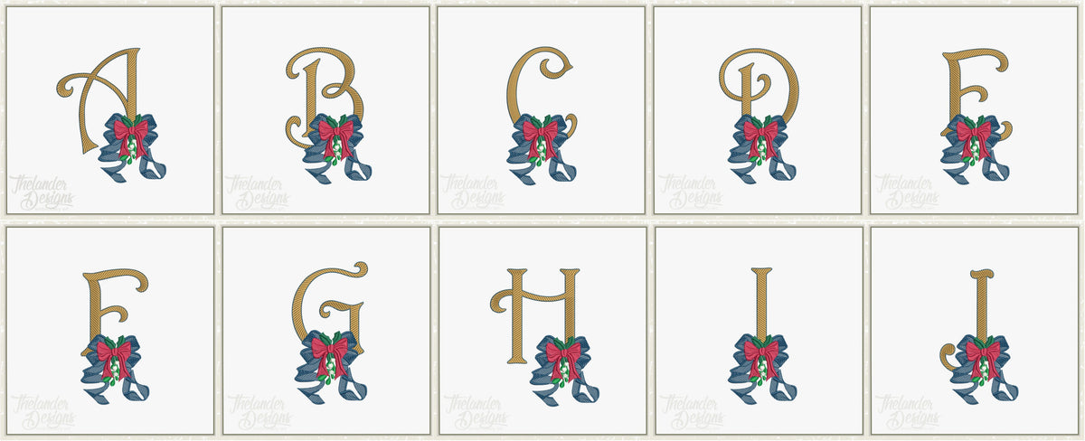 7 Inch Ribbon Letter Alphabet T1886 – Thelander Designs