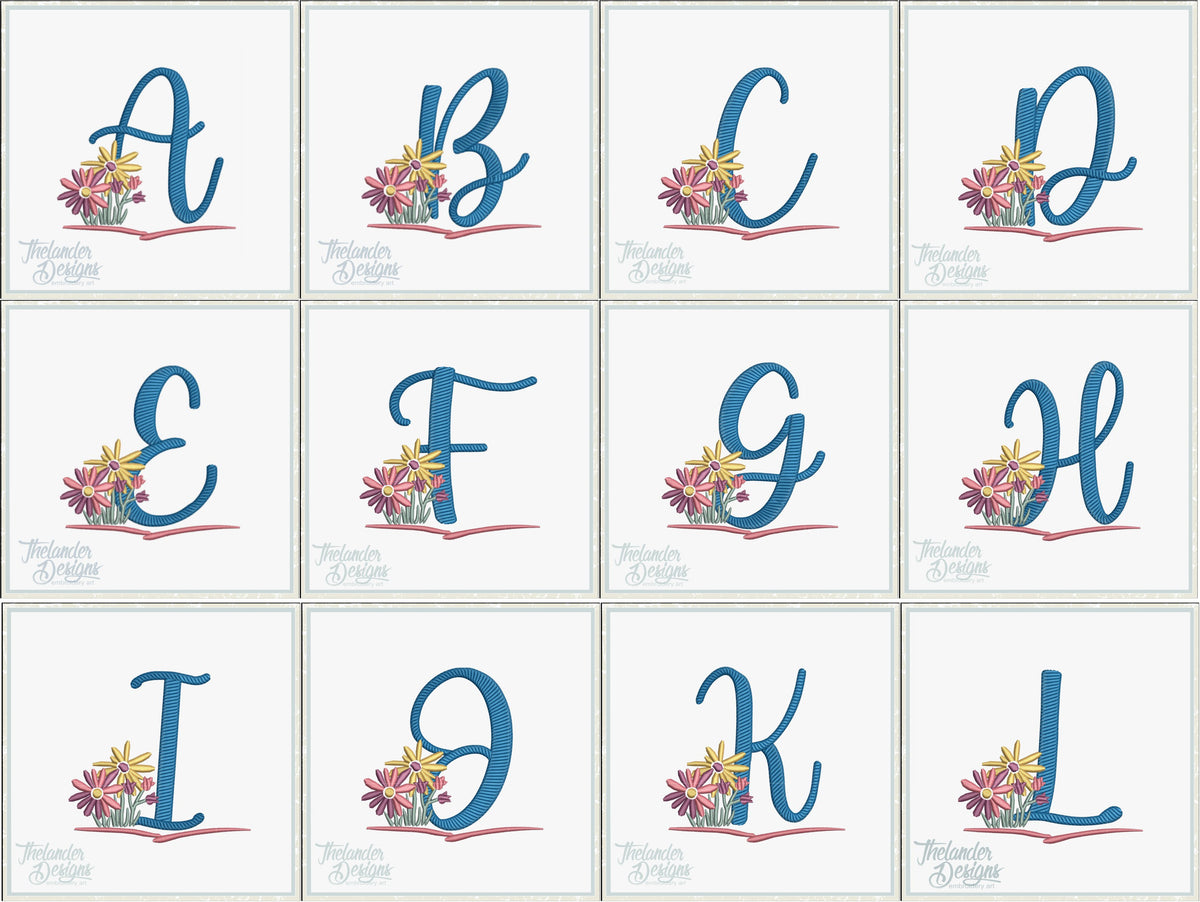 5 inch Spring Letters A-Z T1925 – Thelander Designs