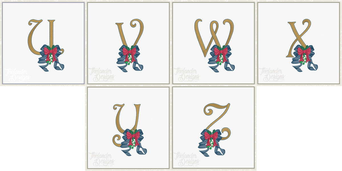 4 Inch Ribbon Letter Alphabet T1886 – Thelander Designs