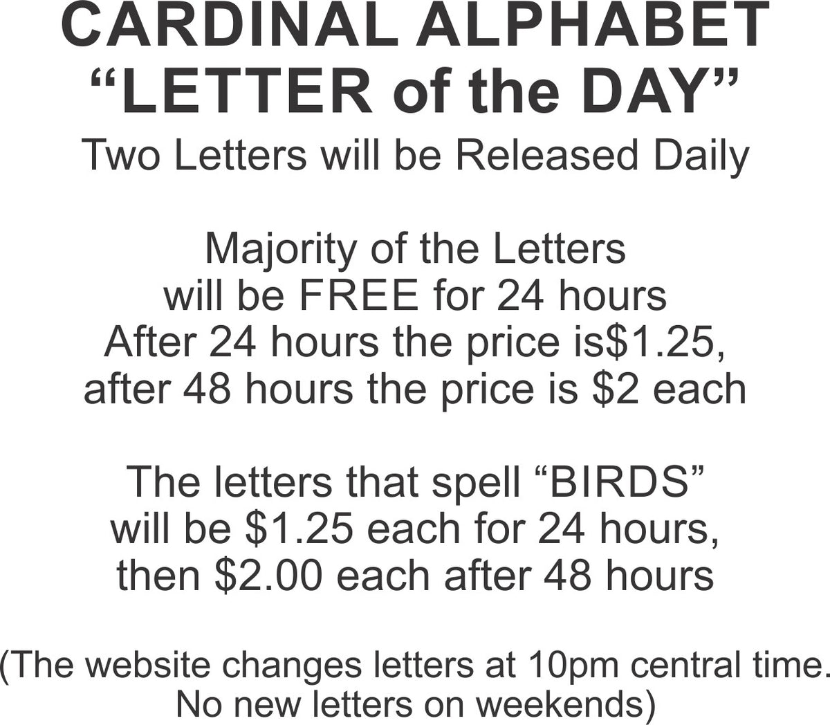 S Cardinal Letter T1898 – Thelander Designs