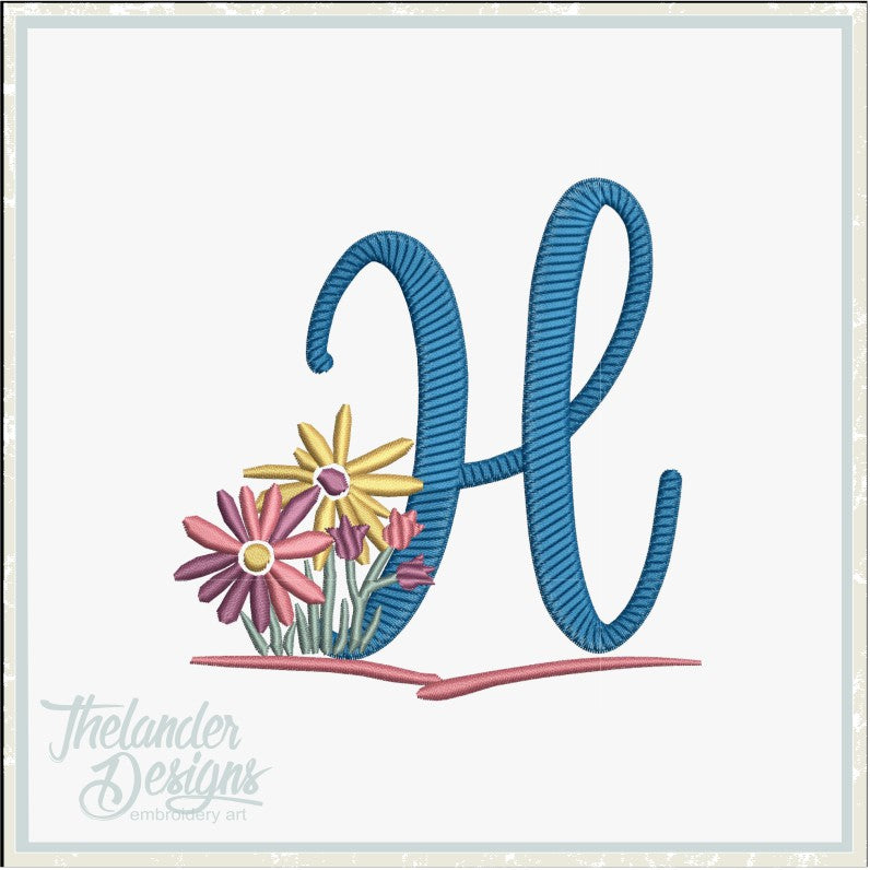 H Spring Letter T1925 – Thelander Designs