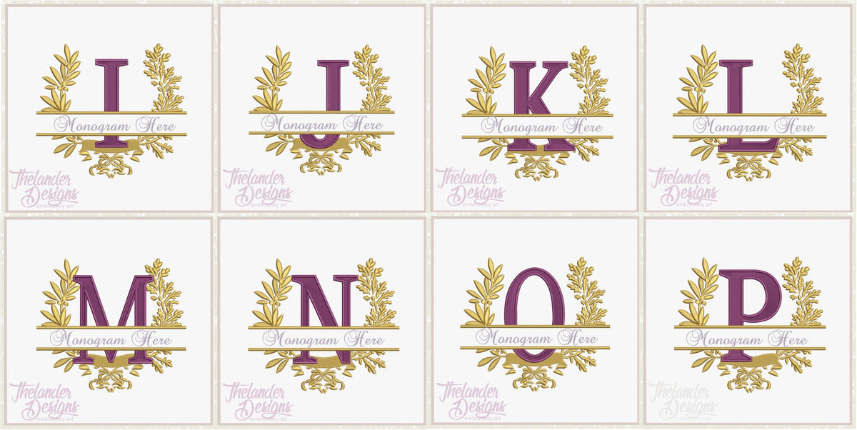 7 inch Garland Frame Letters T1875 – Thelander Designs