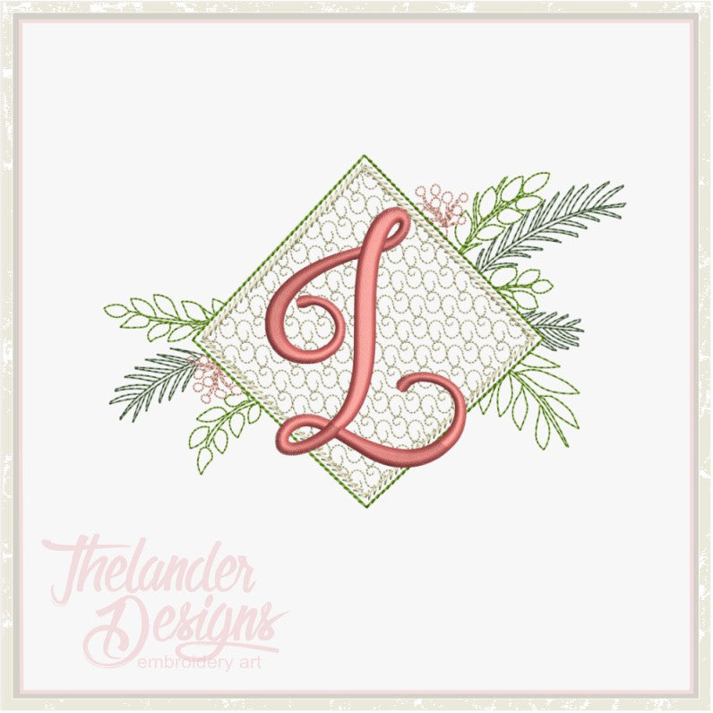 L Diamond Letter T1870 – Thelander Designs