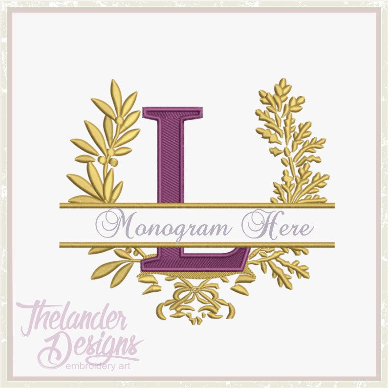 L Garland Frame Letter T1875 – Thelander Designs