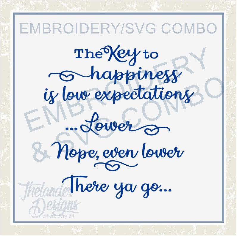 T1686 Low Expectations – Thelander Designs