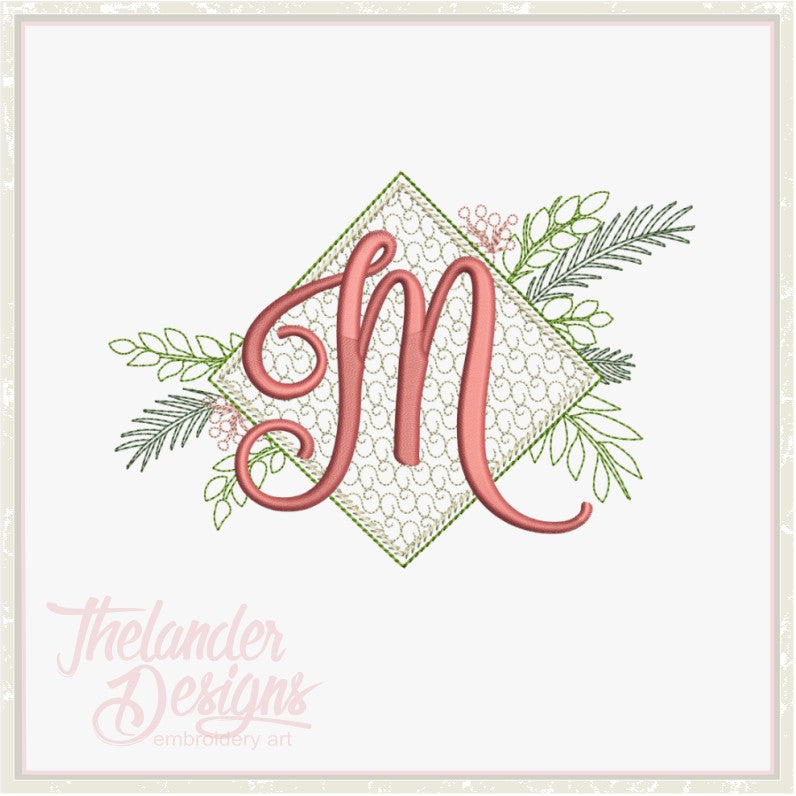 M Diamond Letter T1870 – Thelander Designs