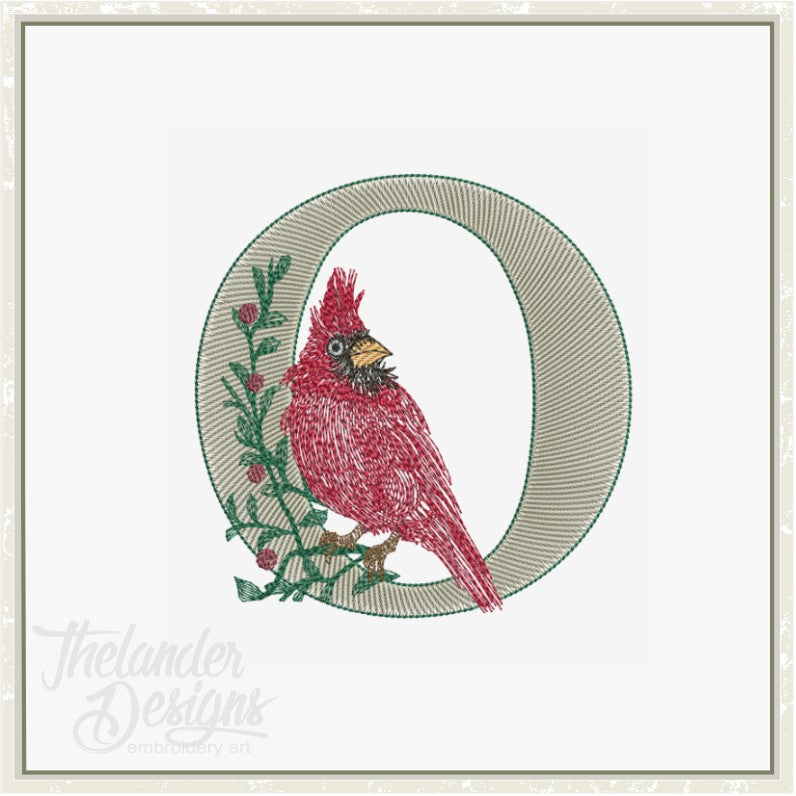 O Cardinal Letter T1898 – Thelander Designs
