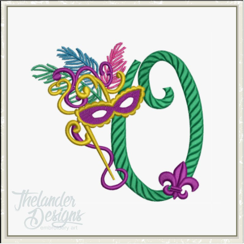 O Masquerade Letter T1916 – Thelander Designs