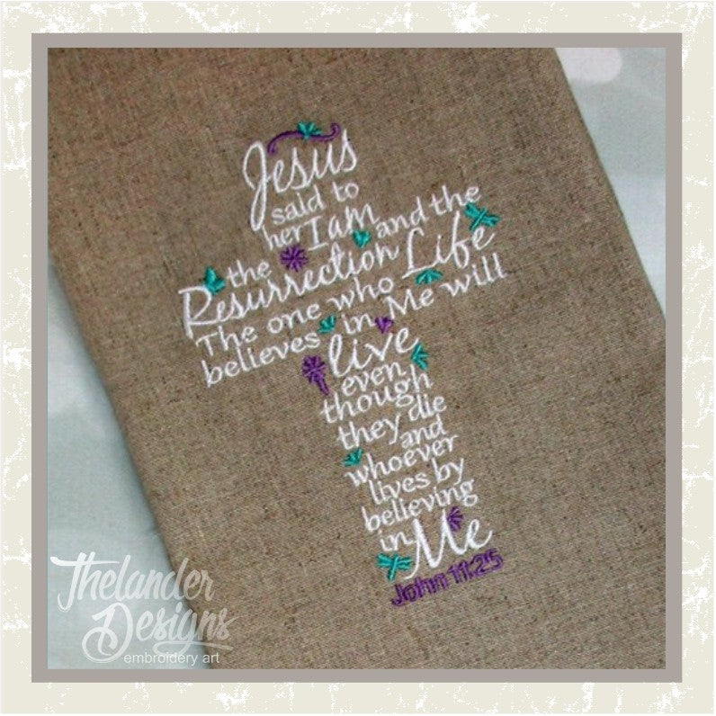 T1136 Cross Word Art – Thelander Designs