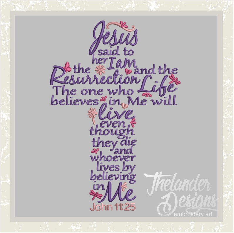 T1136 Cross Word Art – Thelander Designs