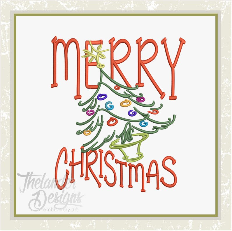T1190 Merry Christmas – Thelander Designs