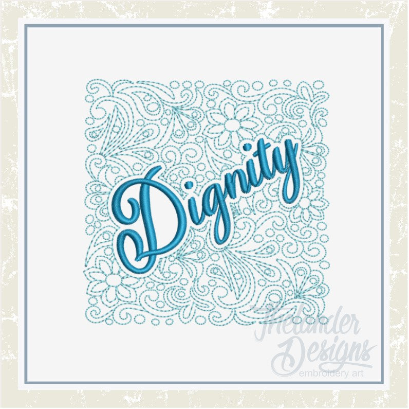 T1423 Dignity Quilt Block – Thelander Designs
