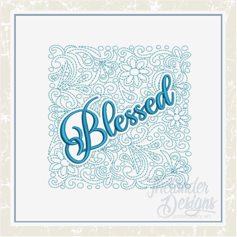T1424 Blessed Quilt Block – Thelander Designs