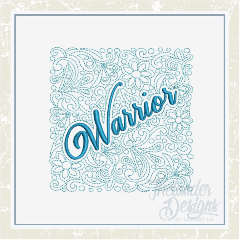 T1425 Warrior Quilt Block – Thelander Designs