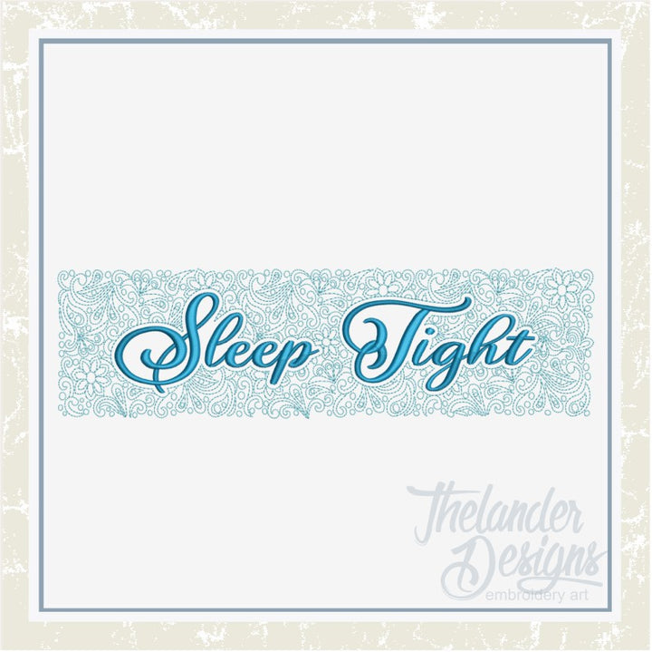 T1434 Sleep Tight Pillow Case Border – Thelander Designs