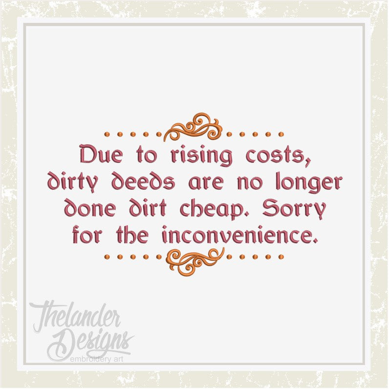 T1514 Dirty Deeds – Thelander Designs