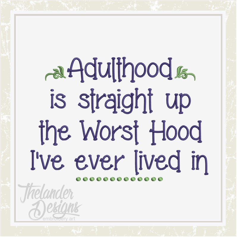 T1521 Adulthood – Thelander Designs