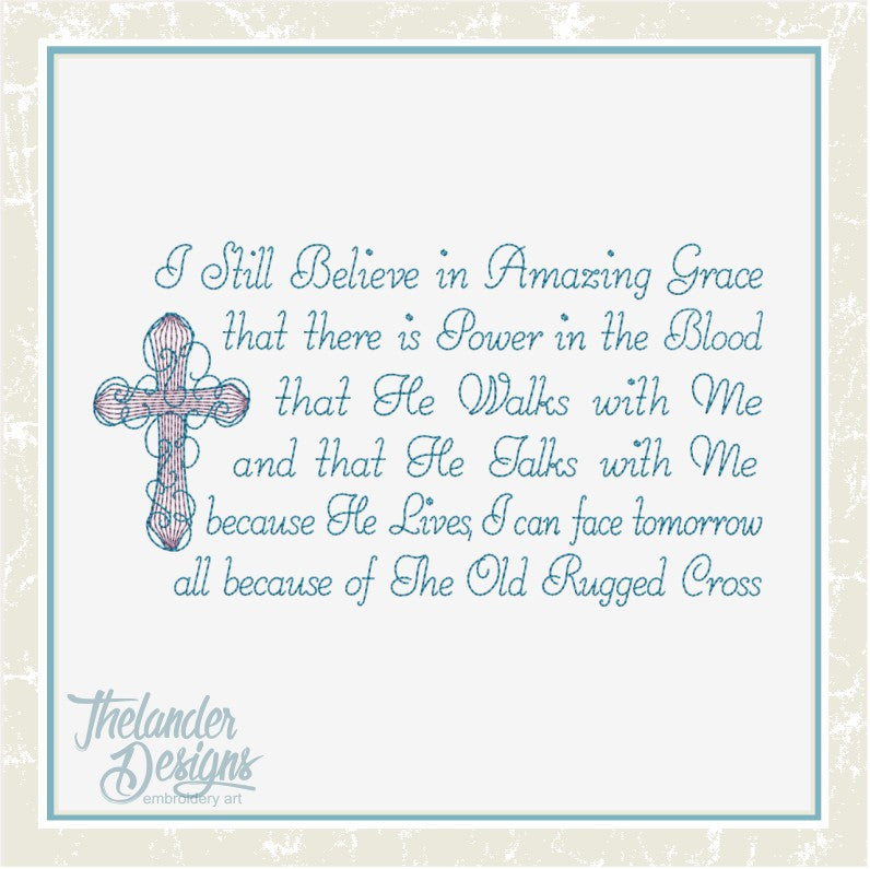 T1571 Old Rugged Cross – Thelander Designs