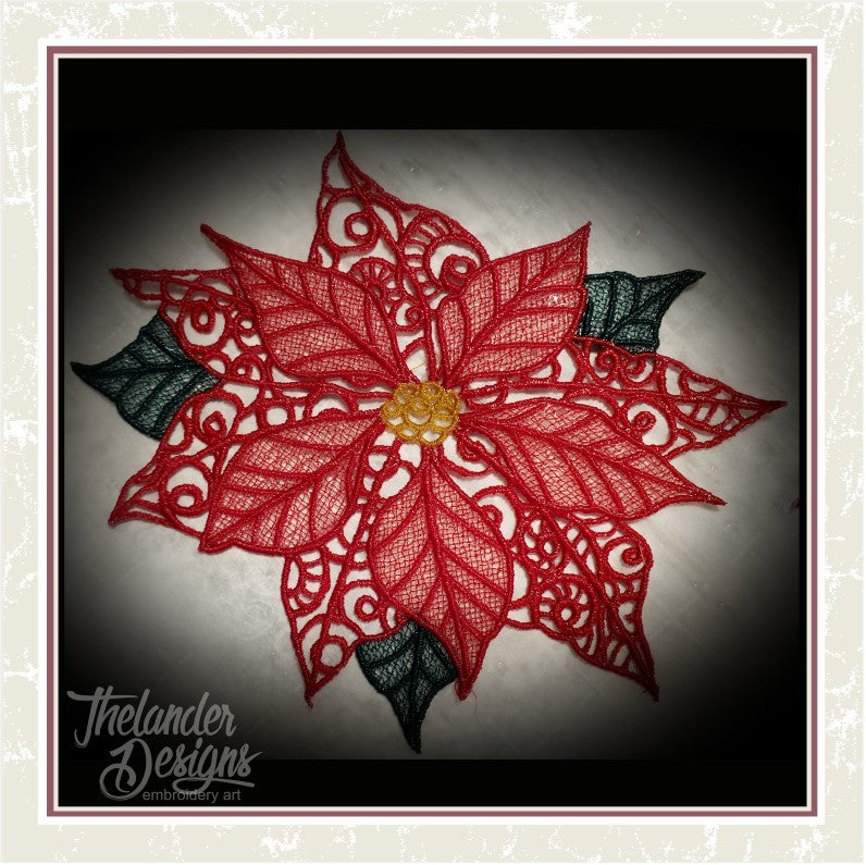 T1587 LARGE FSL Poinsettia – Thelander Designs
