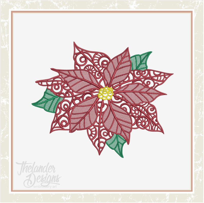 T1587 LARGE FSL Poinsettia – Thelander Designs